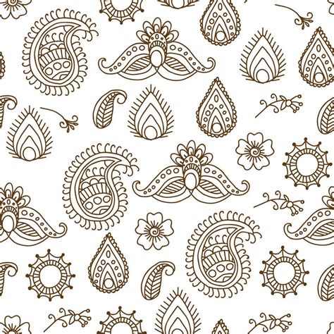Designs For Henna Pattern 12675583 Vector Art At Vecteezy