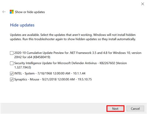 How To Prevent To Install A Specific Windows 10 Update Or Driver Bits