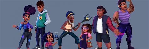 Character Designs For Upbeat Black Cartoon Characters Character