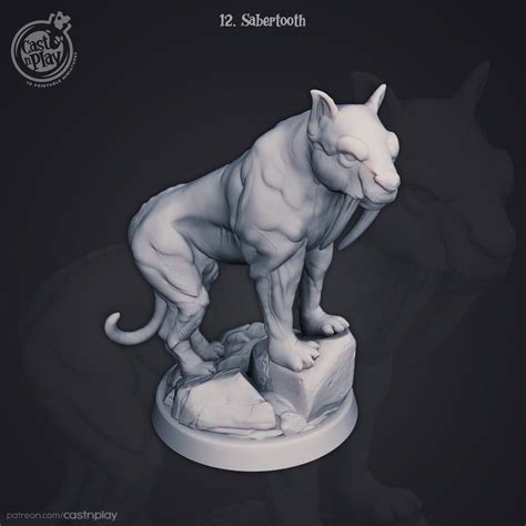 Sabertooth The Printable Dragon