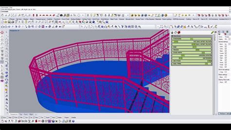 Staircase Railings Parametric Rhino Architecture Design Advertising
