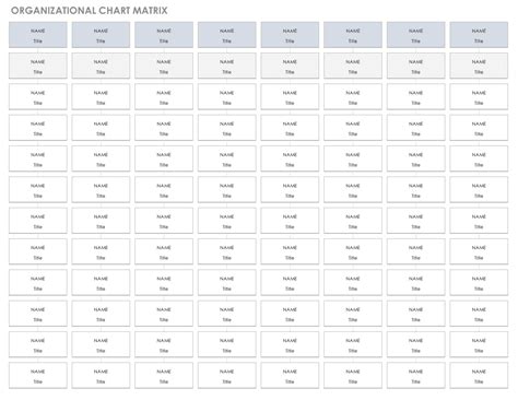 Free Org Chart Templates For Excel Smartsheet