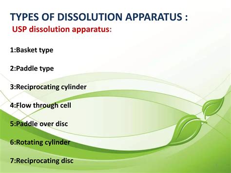 Dissolution Apparatusppt