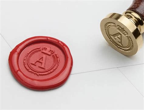 Wax Seal With Letter A