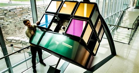 Massive 1500 Pound Rubiks Cube Is Still Solvable Cnet