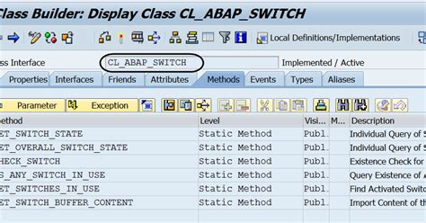 TECHSAP SAP ABAP Switch Framework