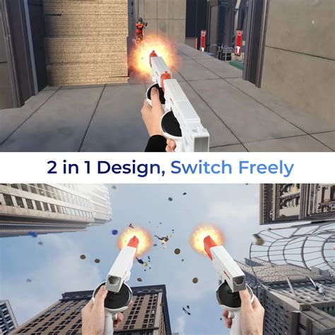 Magnetic Suction Quick Release Pistol Shooting For Quest 3 Machine Gun