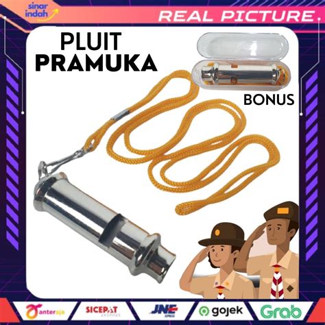 Pluit Pramuka Peluit Pramuka Stainless Steel Bonus Kotak Dan Tali