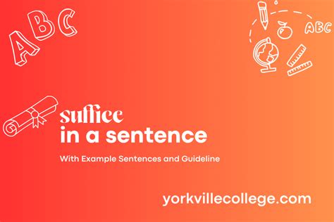 How To Use Suffice In A Sentence Easy Examples