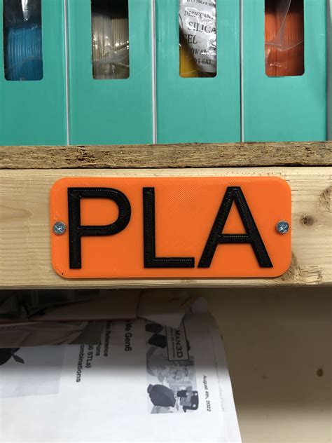 Filament Shelf Label By Donny Download Free Stl Model