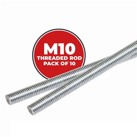 M10 Threaded Rod 10 Pack Essex Board And Timber
