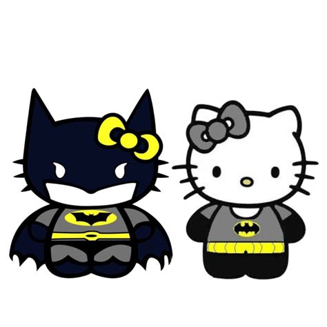 Batman And Hello Kitty ︎ Hello Kitty Drawing Kitty Drawing Hello Kitty
