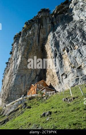 Switzerland Canton Of Appenzell Innerrhoden Mountain Saentis Sheep