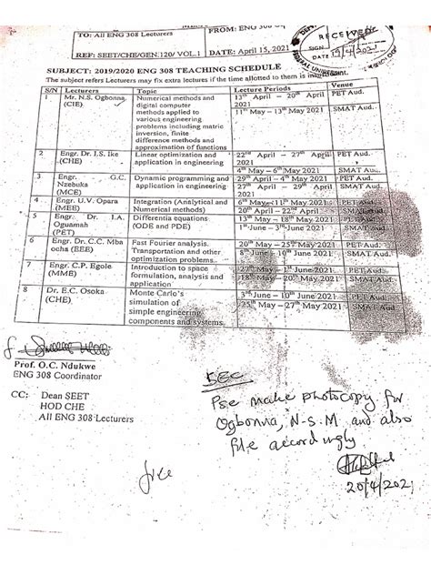 Eng 308 Note On Numerical Methods Pdf