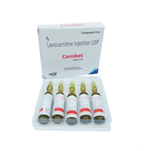 L Carnitine Injection 1000 Mg L Carnitine Iv Injection Latest Price
