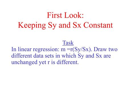 Ppt Understanding The Formula Slope R Sysx Powerpoint