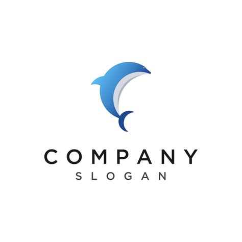 Hai Logo Design Vektor Illustration Premium Vektor