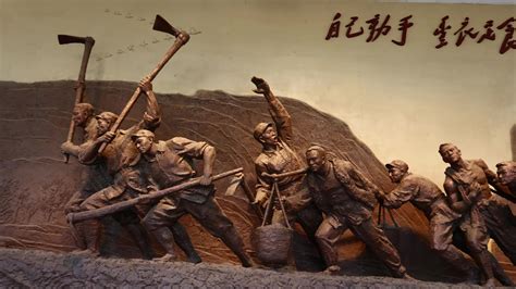 4k延安南泥湾纪念馆视频特效素材 千库网