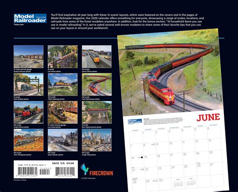 Model Railroader 2026 Calendar Store