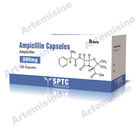 Ampicillin Capsules 500mg Sinophare Bio Technology Co Ltd