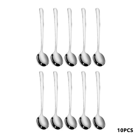 Learnev Stainless Steel Tiny Spoon Miniature Espresso Spoons Mini