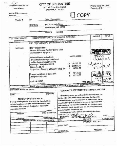 Audio Engineer Invoice Template