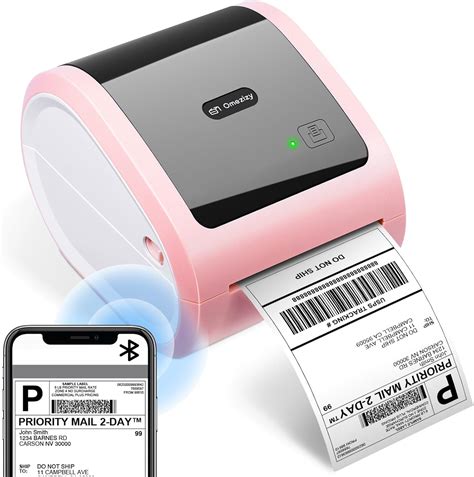 Bluetooth Thermal Label Printer Machine Wireless Shipping Label Printer For Packages And Small