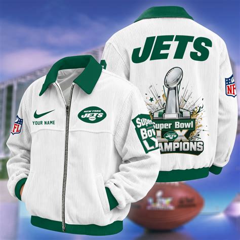 New York Jets Super Bowl Lx 2026 Classic College Jackets 1079