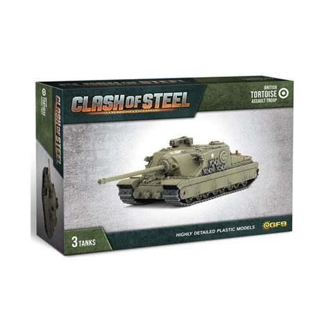 Clash Of Steel Csb01 Tortoise Assault Troop 3 Tanks Plastic Gaming Miniatures Historia