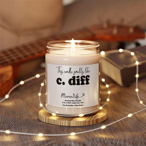 Smell Like C Diff Candle Registered Nurse Candle Funny Nurse T
