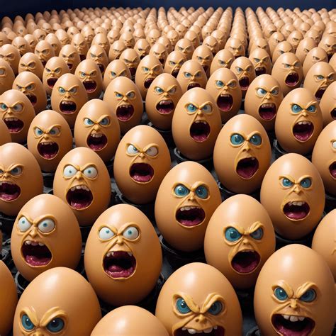 The Egg Army Is Coming Raigeneratedart