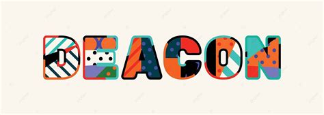 Deacon Concept Word Art Illustration Deacon Illustration Typescript