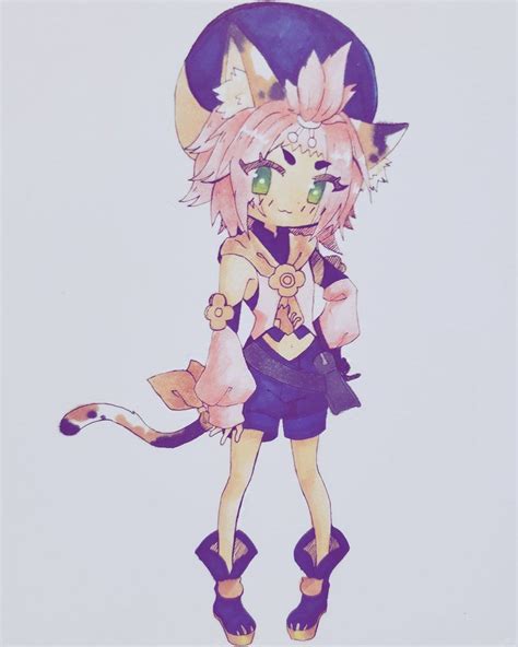 Im In Love With Diona Shes So Cute Tried To Color In A Drawing With Copics Scrolller