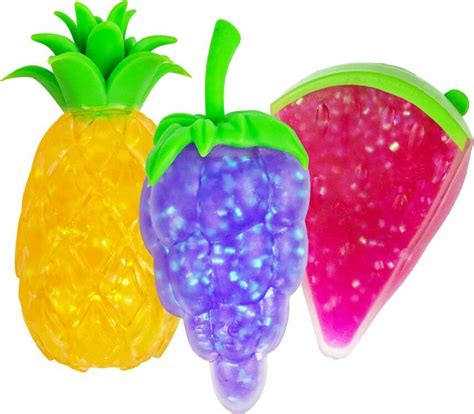 Squishy Fruit Assorted Learning Post And Toys