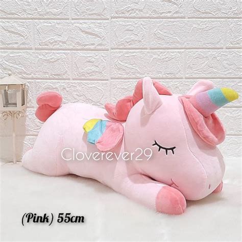 Jual Boneka Soft Lying Unicron Tengkurap Bertanduk Ukuran M And L Terbaru Boneka Harga Terjangkau