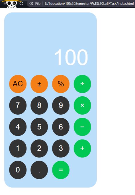 GitHub HrithikMojumdar Calculator Simple Calculator Using Html Css Js