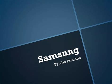 PPT Samsung PowerPoint Presentation Free Download ID 1839412