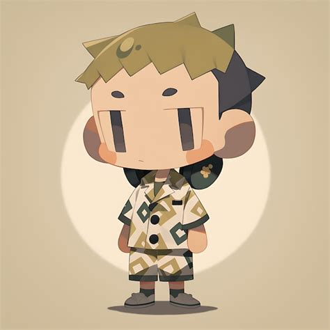 Premium Photo Colorful Male Grasshopper Chibi Kawaii African Safari Fashion Concept Cute