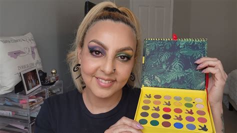 Testing New Drugstore Makeup Profusion Jurassic Park Palette Youtube