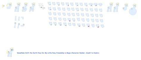Mlp Snowflake Drift Character Builder By I Love Las Mmalm On Deviantart