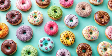 A Vibrant Collection Of Assorted Sweet Treats Featuring A Delightful