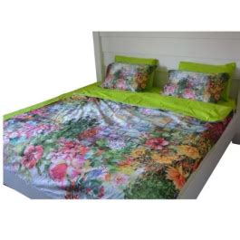 Viktorija Posteljina 3d Saten Flowers Vlk000413 Flowers