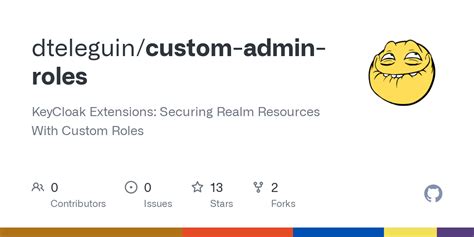 Github Dteleguincustom Admin Roles Keycloak Extensions Securing Realm Resources With Custom