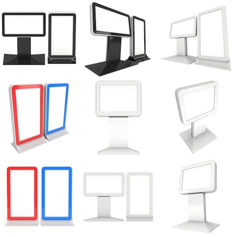 Premium Photo Trade Show Booth Lcd Screen Stand