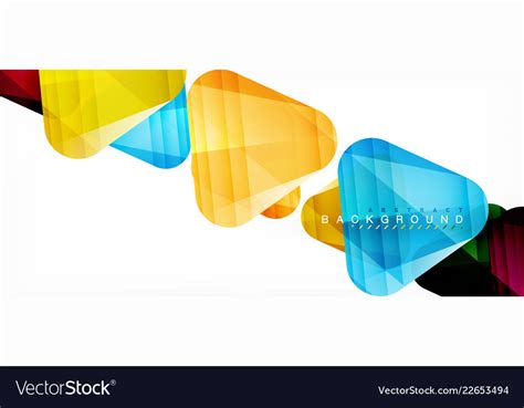 Geometric Abstract Background Triangles Royalty Free Vector