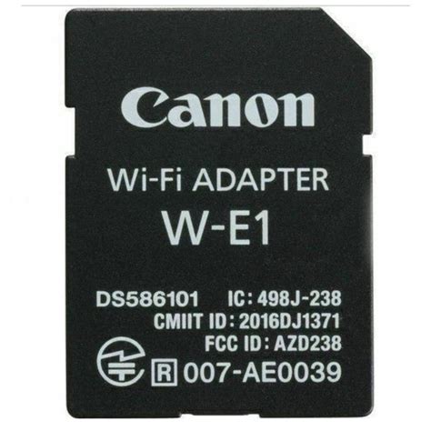 ใหม ่ Canon อะแดปเตอร ์ กล ้ อง We1 Wi Fi Adapter สําหรับ Eos 7d Mark