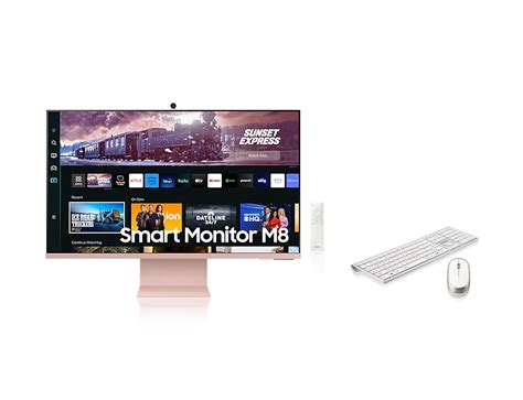 2023 스마트모니터 M8m80c 선셋 핑크 80 Cm 키보드마우스 패키지 Ls32cm80puk E Samsung 대한민국