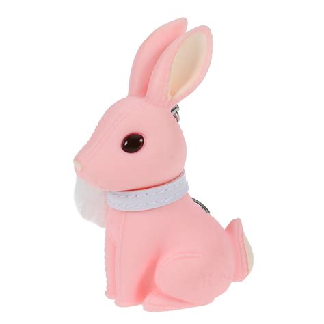 1pc Cartoon Bunny Key Chain Rabbit Key Ring Car Trinket Couple Key