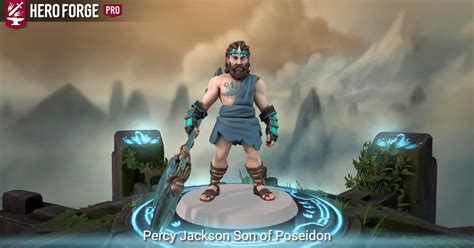 Percy Jackson Son Of Poseidon Made With Hero Forge