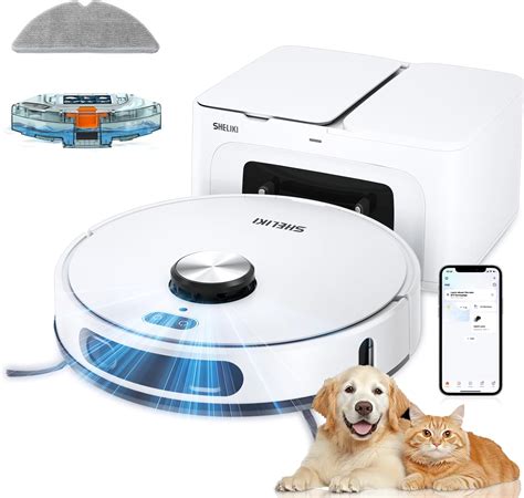 Sheliki Robotic Vacuum Cleaner With Lidar Navigation Robot